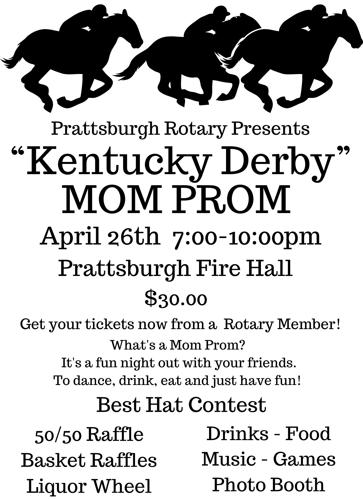 Mom Prom Prattsburgh Rotary